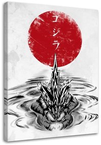 Gario Obraz na plátně Červené slunce - DDJVigo Rozměry: 40 x 60 cm