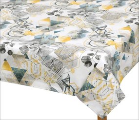 Bellatex Ubrus EMA Trojúhelník šedá rozměr 140x160 cm