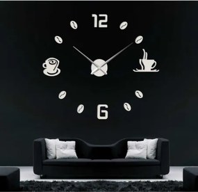 Nalepovací hodiny na zeď káva I SENTOP 12P023