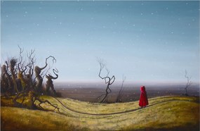 Štěpán Jirák | Malá poutnice Rám: Černý, Velikost: 40 x 60 cm