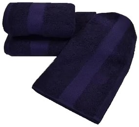 Soft Coton Luxusní osušky DELUXE 75x150cm Tmavě modrá (švestka)