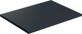 OMNIRES Aquarock M+ - Sprchová vanička 80x120 cm, matná černá AQUAROCK80-120BLV
