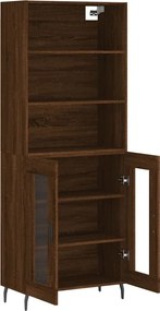 vidaXL Skříň highboard 69,5 x 34 x 180 cm kompozitní dřevo [3189340] Barva: Betonová šedá