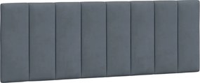 Postel s matrací Hanko tmavě šedá 120 x 200 cm samet 3208587