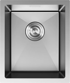 Mexen Trixo nerezový dřez 1-komorový 370 x 440 mm, inox - 6412371000-01