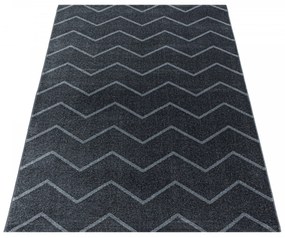 Ayyildiz, Kusový koberec Rio 4602 grey, 140x200, šedá, kancelář