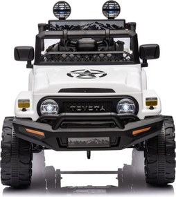 LEAN CARS Elektrické autíčko Toyota FJ 4x4 bílé