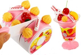 HračkyZaDobréKačky Narozeninový dort na krájení růžový