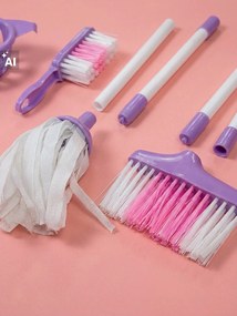 Sinsay - Sada hraček na úklid 5 pack - sytě růžová