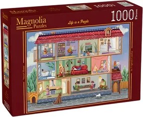MAGNOLIA Puzzle Domov, sladký domov / 1000 dílků / 68 x 48 cm