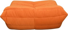 Taburet Nua 86 cm samet oranžový
