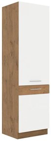 Dřevěná kuchyňská skříňka Woodline 60 DK-210 2F, Barva: Dub lancelot / matera