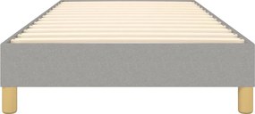 vidaXL Box spring postel 90 x 190 cm textil [3120578] Barva: Tmavě šedá