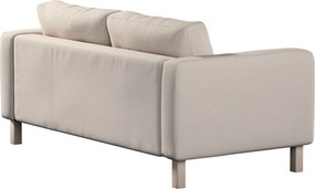 Potah na pohovku IKEA  Karlstad 2-místná, nerozkládací, krátký barva šedá látka pletený vzor