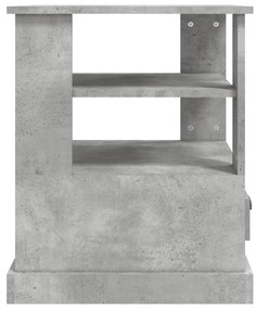 Odkládací stolek betonově šedý 50 x 50 x 60 cm kompozitní dřevo