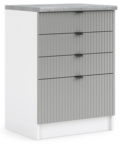 Kuchyňská skříňka spodní 60 cm - LAM SZ60 4SZ - Dvířka GISEL