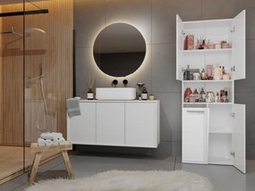 TPS Koupelnová skříňka NEL DK 1K 60 cm, Bílý lesk