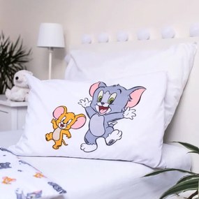 JERRY FABRICS Povlečení do postýlky Tom a Jerry Bavlna, 100/135, 40/60 cm