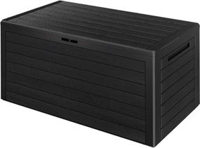 Zahradní úložný box Hill 280 L antracitový