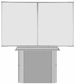 Sestava magnetické tabule TR K 200 x 120 cm - TR K 200/120 BBBBB + SZAL