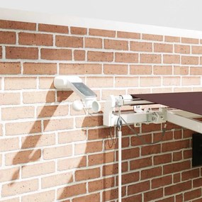 Automatická zatahovací markýza s LED hnědá 450 x 300 cm 3215382