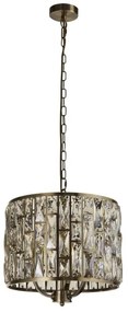 Searchlight 6583-3AB Závěsné glamour svítidlo BIJOU patina, průměr 38cm