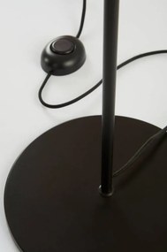 Bílá/černá látková stmívatelná stojací lampa (výška 148 cm) Juliet – Jotex