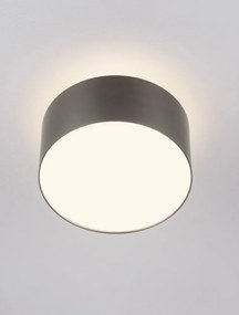 Šedé hliníkové LED stropní svítidlo Ozen – Nova Luce