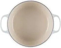 Le Creuset Signature Hrnec s poklicí 24 cm bílá