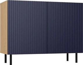Komoda KAMA 2D SLIM dub artisan/modrá