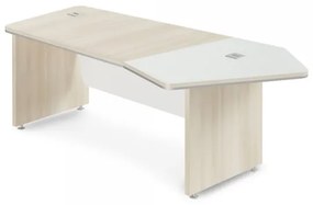 Rohový stůl TopOffice Premium 227,1 x 109,6 cm, pravý