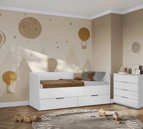 XXXLutz POSTEL S ÚLOŽNÝM PROSTOREM 90/200 cm, P & B - Dětské pokoje sestavy - 000885001301