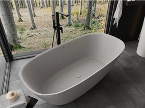 Mexen Como volně stojící vana z konglomerátu 150 x 82 cm, beton mat - 57311508261