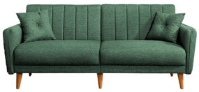 Atelier del sofa Rozkládací pohovka AQUA zelená 202 cm 867UNQ1359
