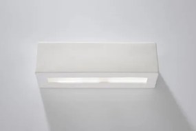 Nástěnné keramické svítidlo SOLLUX Vega E27 1x60W bez zdroje SL.0006 bílá