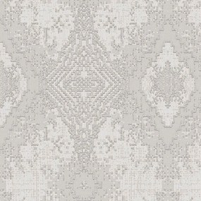 Luxusní krémová geometrická vliesová tapeta na zeď, 47721, Eterna, Parato
