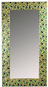 Pestrobarevné nástěnné zrcadlo DUTCHBONE Meena 110 x 60 cm