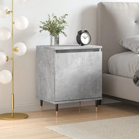 vidaXL Noční stolek 40 x 30 x 50 cm kompozitní dřevo [826814] Barva: Betonová šedá