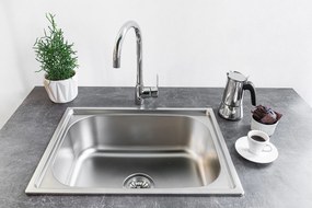 Kuchinox Fresno, vysoká dřezová baterie s ramenem ve tvaru-U, chromová, LAV-BQF_068D