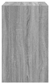 Botník šedý sonoma 60 x 42 x 69 cm kompozitní dřevo - Default Title