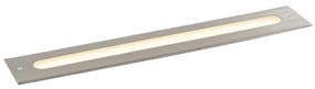 Moderní zemní bodové svítidlo ocelové 50 cm včetně LED IP65 - Eline