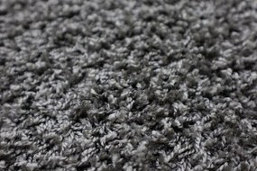 Vopi, Běhoun na míru Color Shaggy šedý, šíře 200 cm, šedá, ložnice