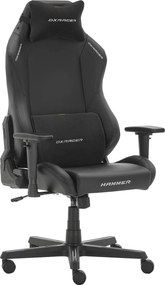 XXXLutz HERNÍ ŽIDLE, vzhled kůže, černá Dxracer - Herní židle - 000575042001