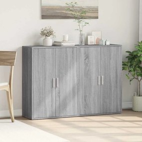 Příborníky 2 ks šedé sonoma 60 x 31 x 84 cm kompozitní dřevo 3276572
