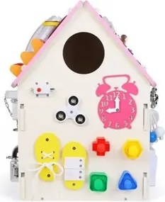 2Kids Toys Activity board Domeček růžový / od 3 let