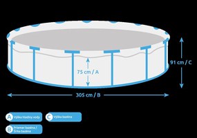 Marimex Florida 3,05 x 0,91 m RATAN 10340235