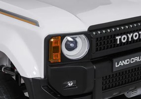 Elektrické autíčko Toyota Land Cruiser PRADO bílé