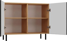 Komoda KAMA 2D artisan/černá