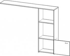 Casarredo - Komfort nábytek Obývací stěna HUGO dub artisan