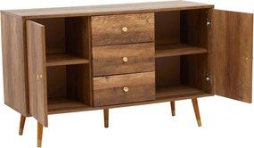 Komoda v tmavě přírodní barvě 114x70x39 cm Frida – Premier Housewares